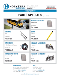 Order Bus Parts - Hoekstra Transportation