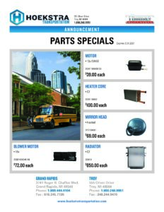 Order Bus Parts - Hoekstra Transportation